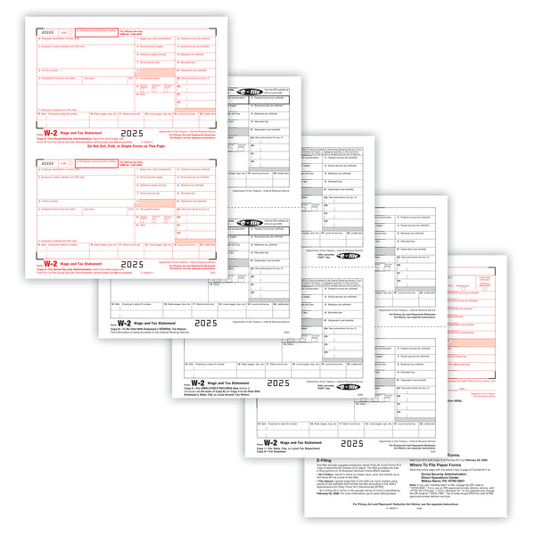 W-2 Set, 6-Part – W-2TaxForms.com